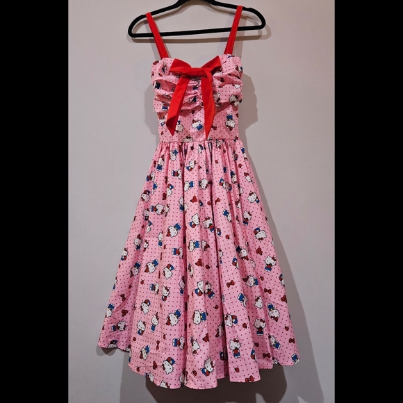 Unique Vintage | Dresses | Hello Kitty Pinup Dress | Poshmark
